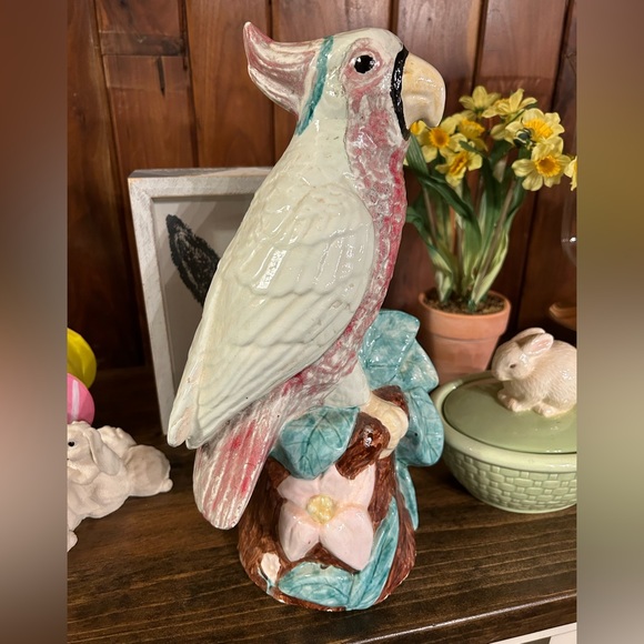 Hand Crafted | Accents | Vintage Ceramic Cockatoo Vintage Bird | Poshmark